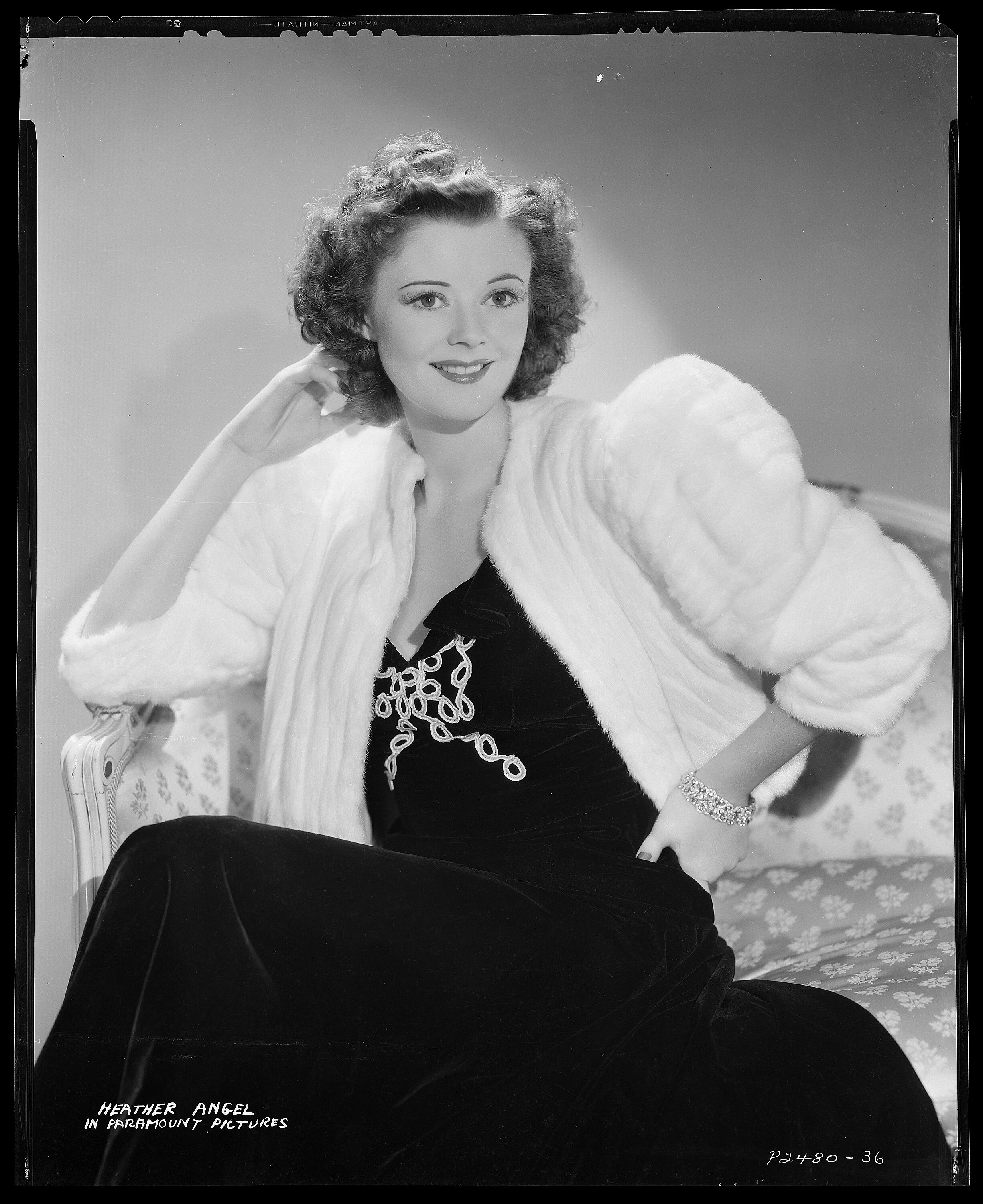 Heather Angel (Paramount, 1930s). Eastman Kodak Nitrate Negative | Lot ...