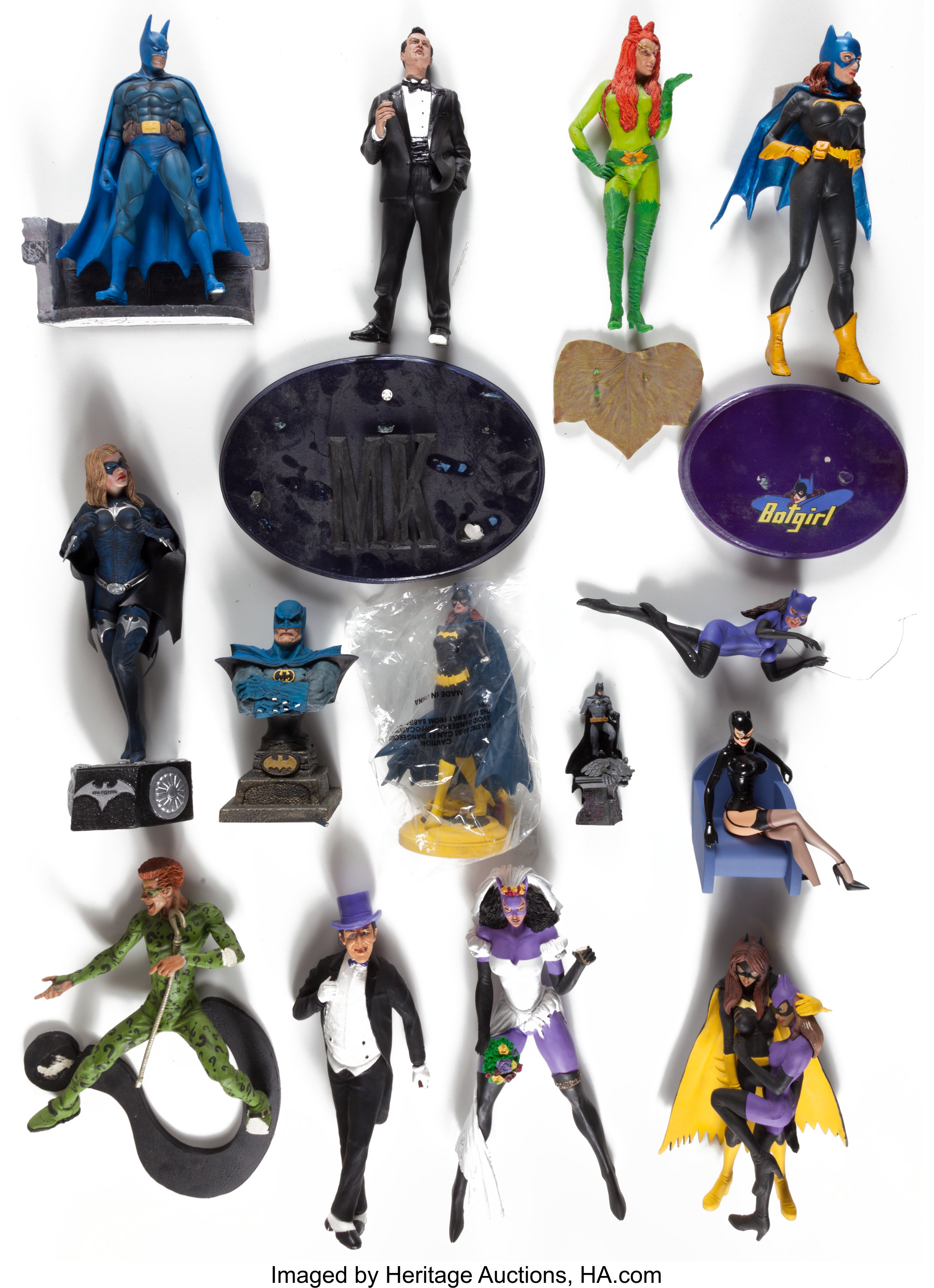Batman Character Broken Statue Group (c. 1990s-2000s).... | Lot #13497 ...