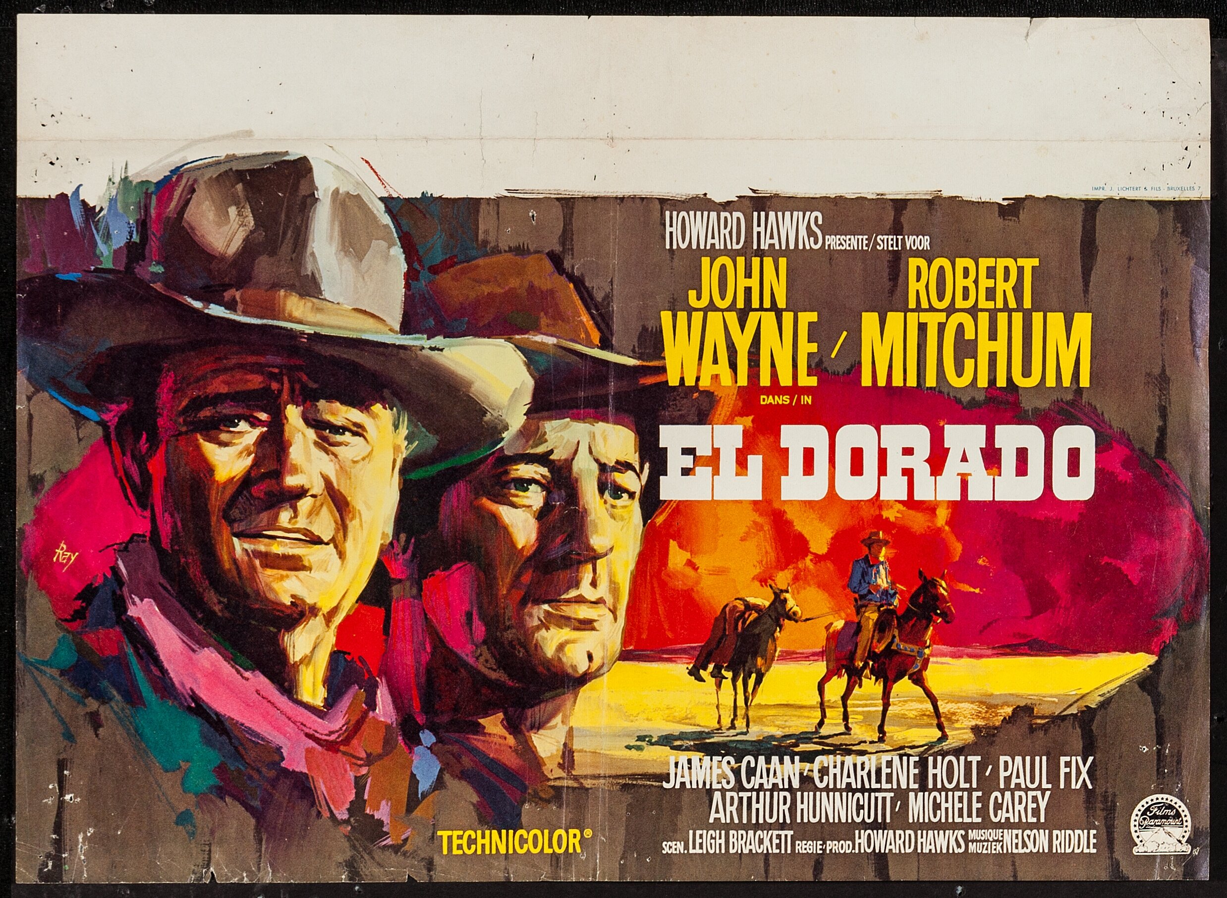 El Dorado (Paramount, 1967). Belgian (14" X 19"). Western.. ... | Lot ...