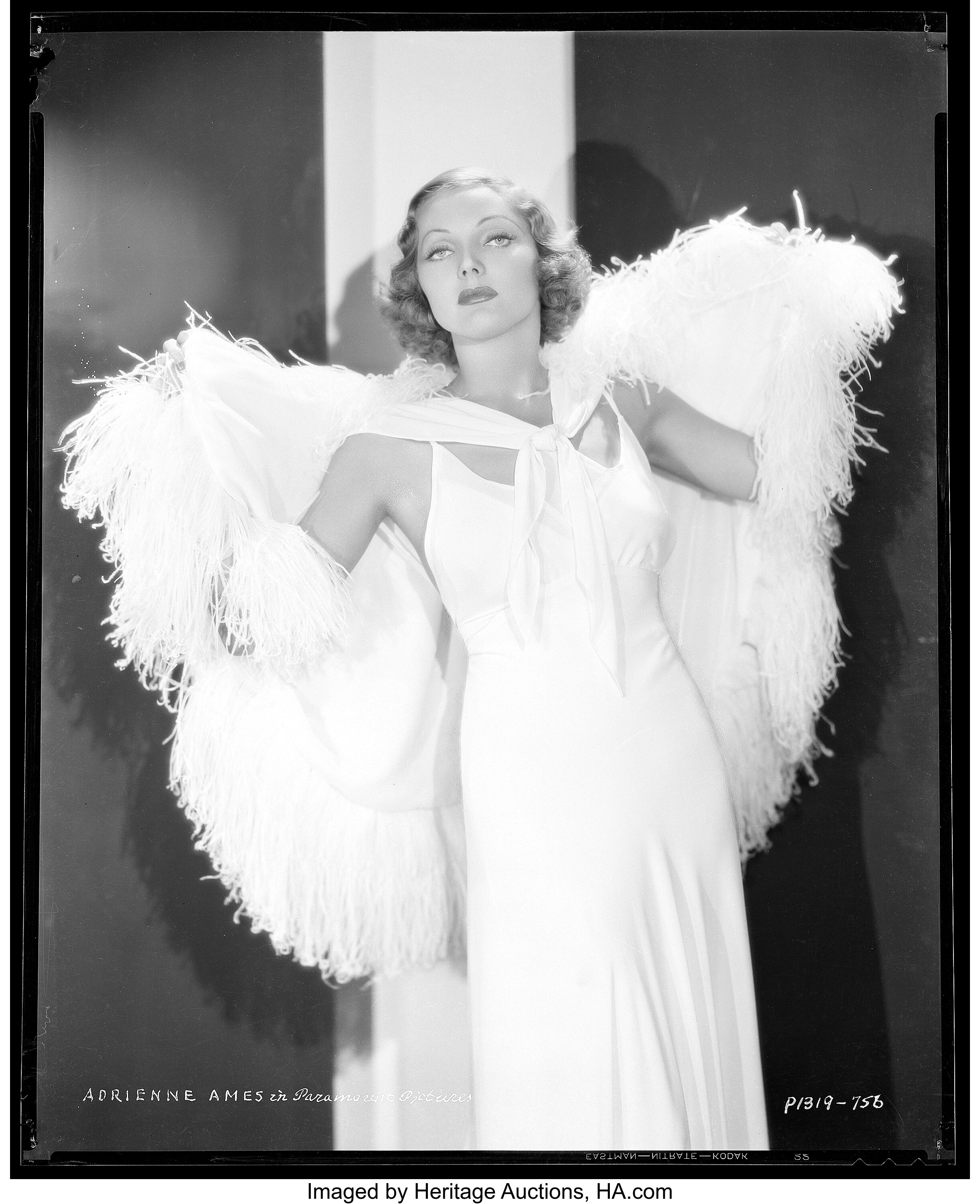 Adrienne Ames (Paramount, 1930s). Kodak Nitrate Negative (7.75" X | Lot ...