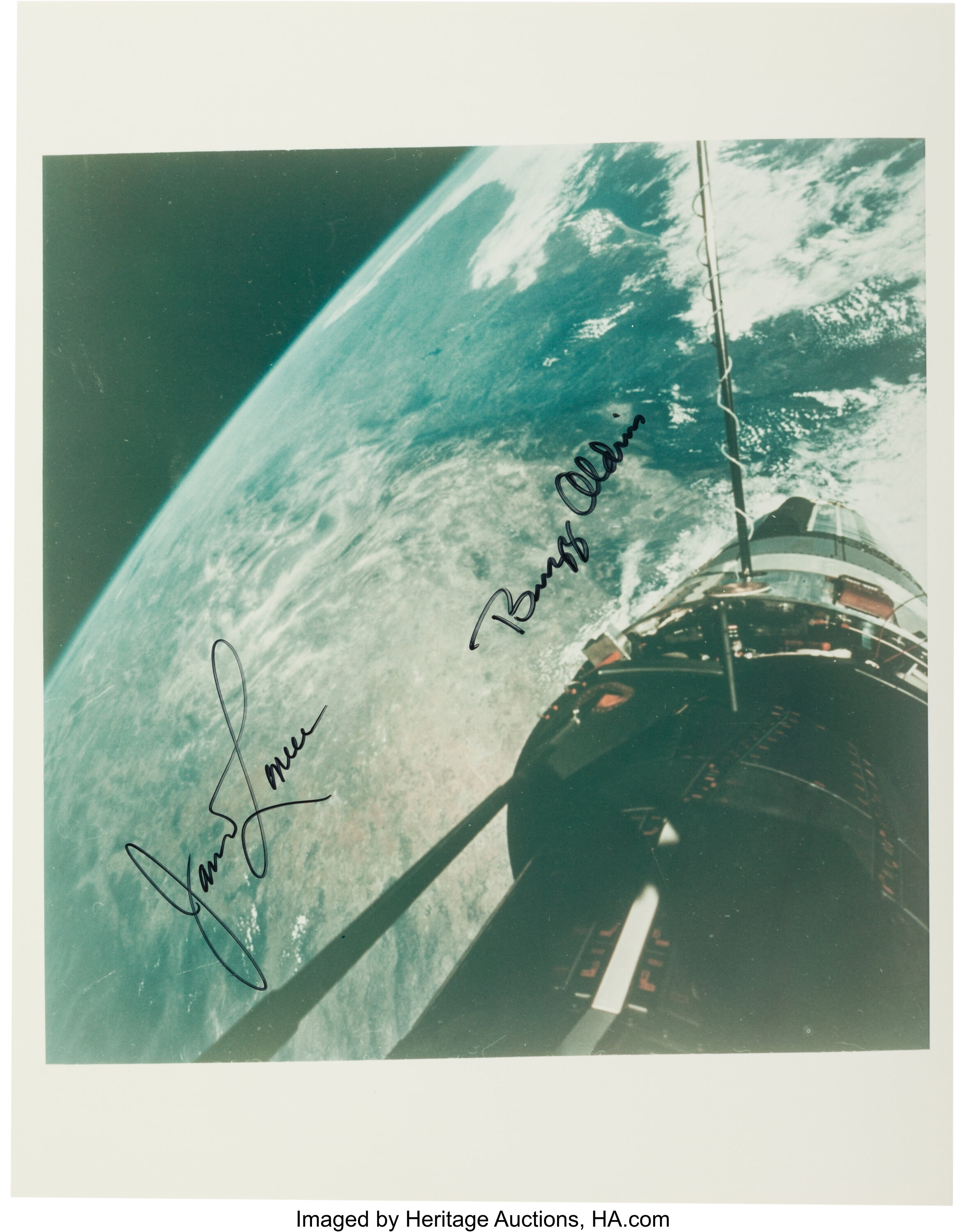 Gemini 12 Crew-Signed Photo. ... Space Exploration Photos | Lot #40182 ...