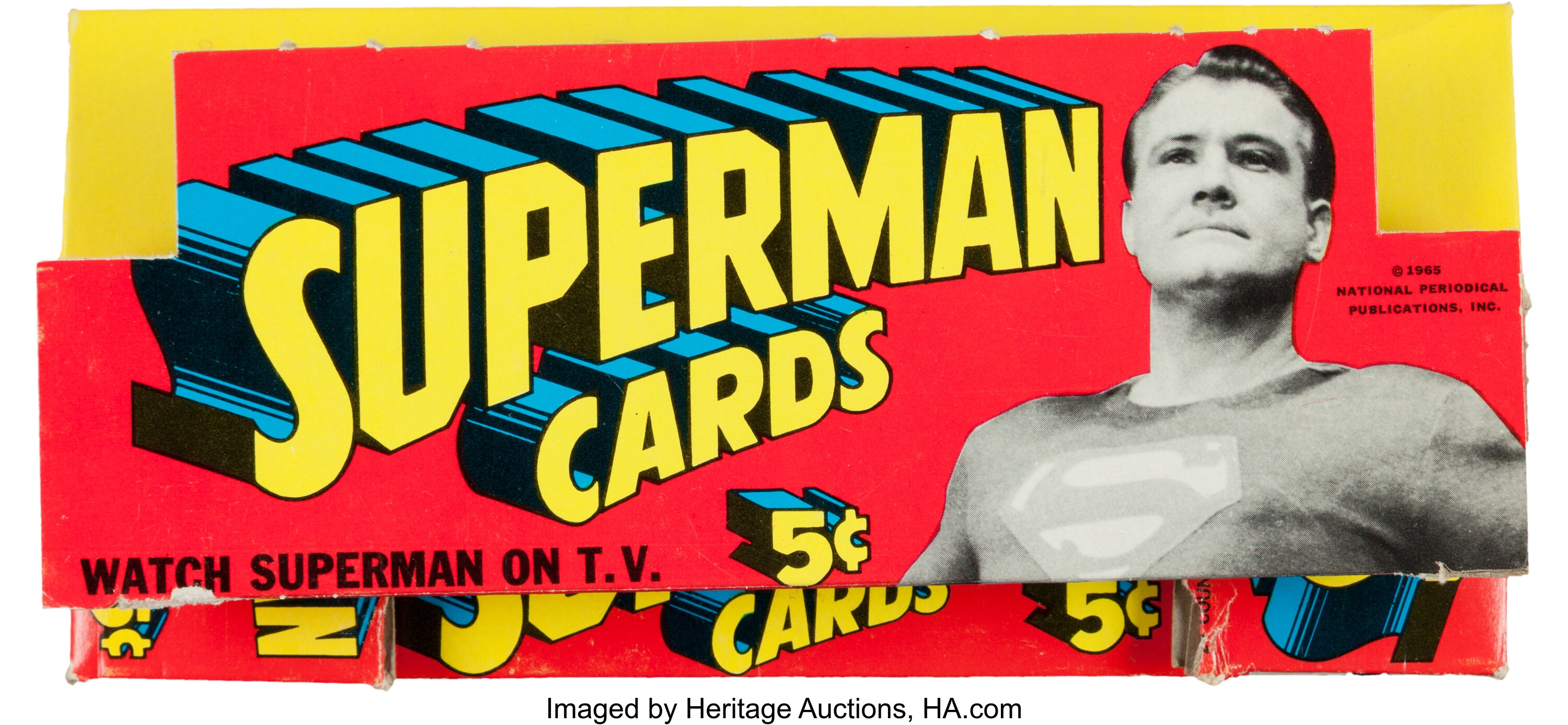 Superman Trading Cards Wax Pack Box Only (National Periodical Pub ...