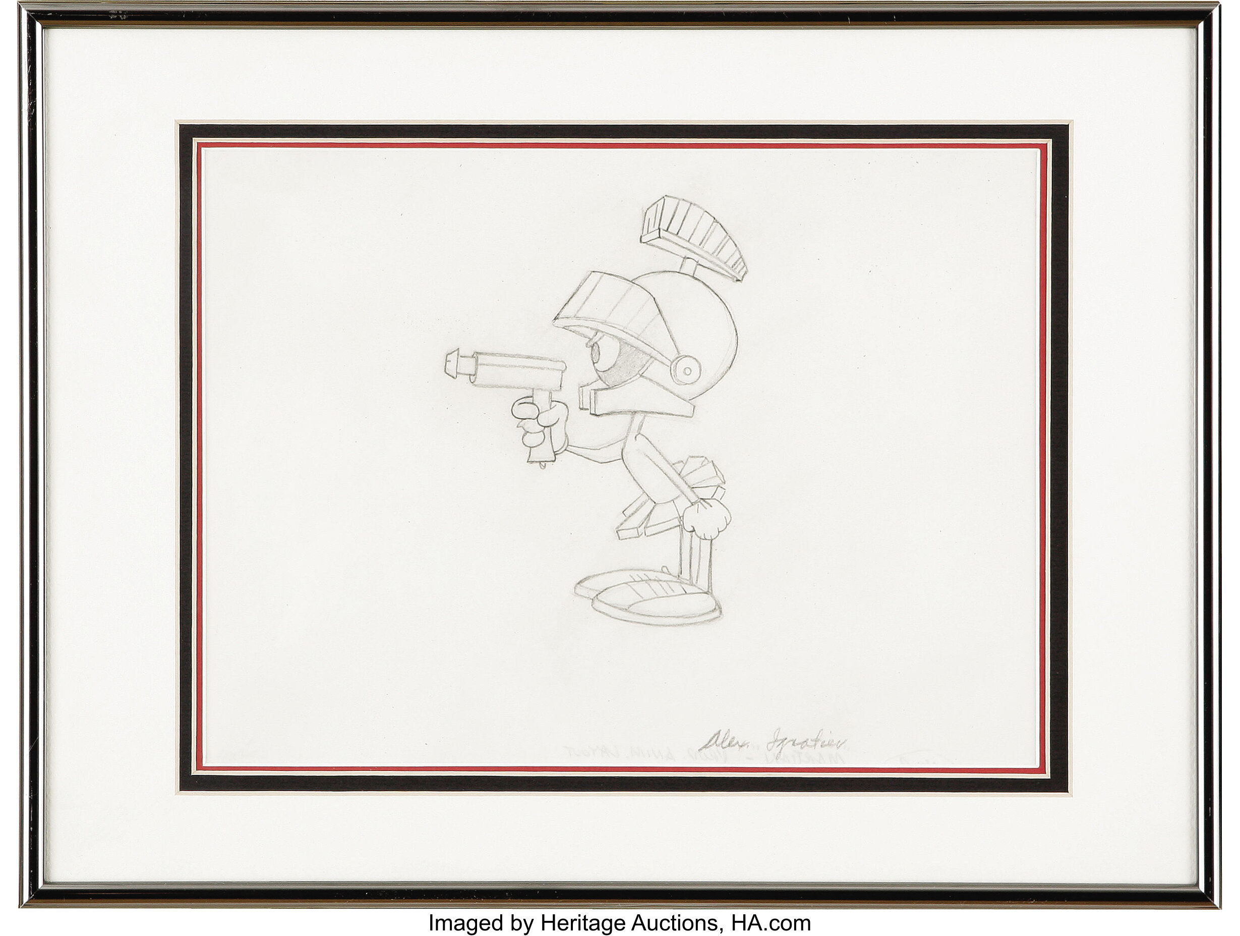 Alex Ignatiev - Marvin the Martian "Mad as a Mars Hare" Layout | Lot ...