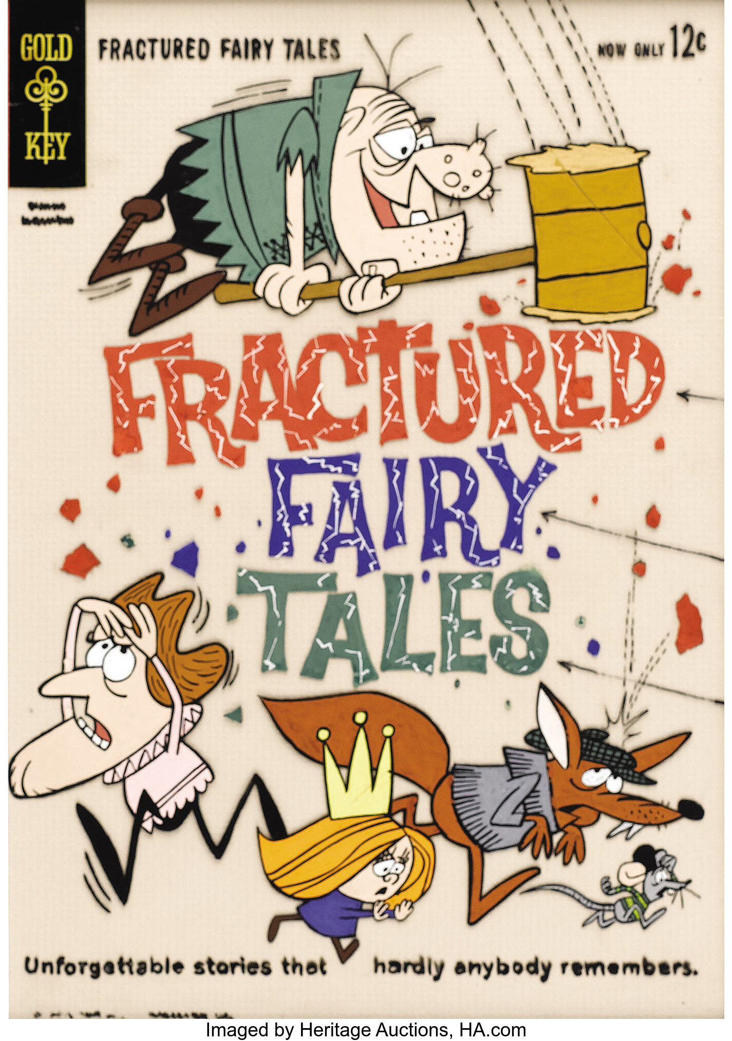Fractured Fairy Tales Preliminary Cover Original Art (Gold Key, | Lot ...