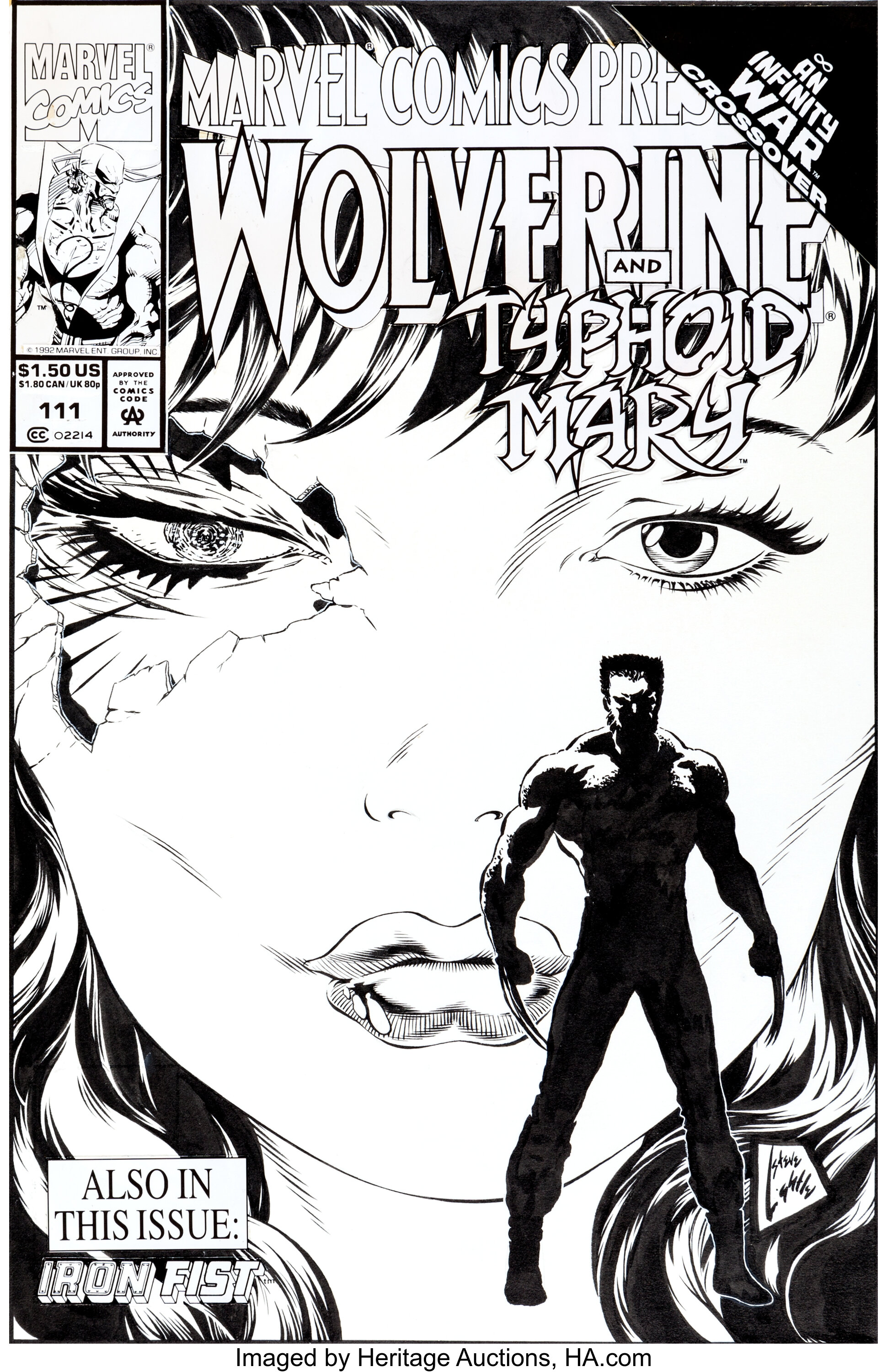 Steve Lightle Marvel Comics Presents #111 Wolverine and Typhoid | Lot ...