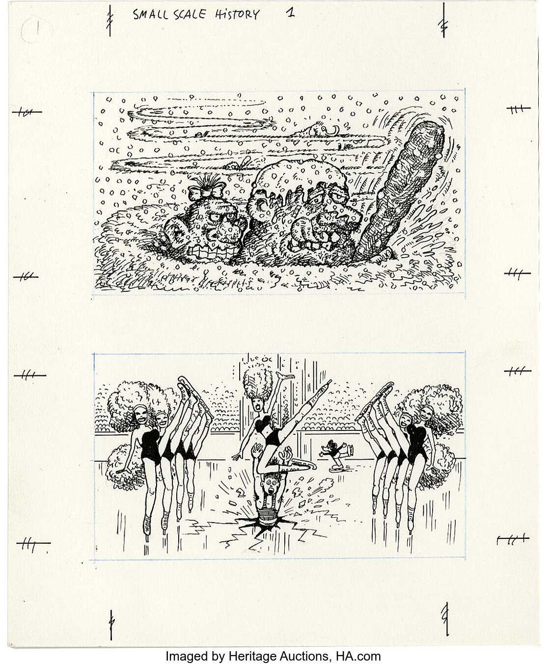 Tom Bunk - Mad #302 Illustration Original Art, Group of 12 (EC, | Lot ...